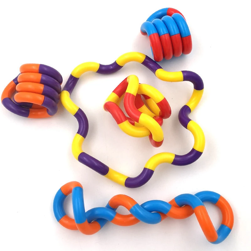 2021 Decompression Educational Twisted Ring Magic Fidget Toy Creative ...