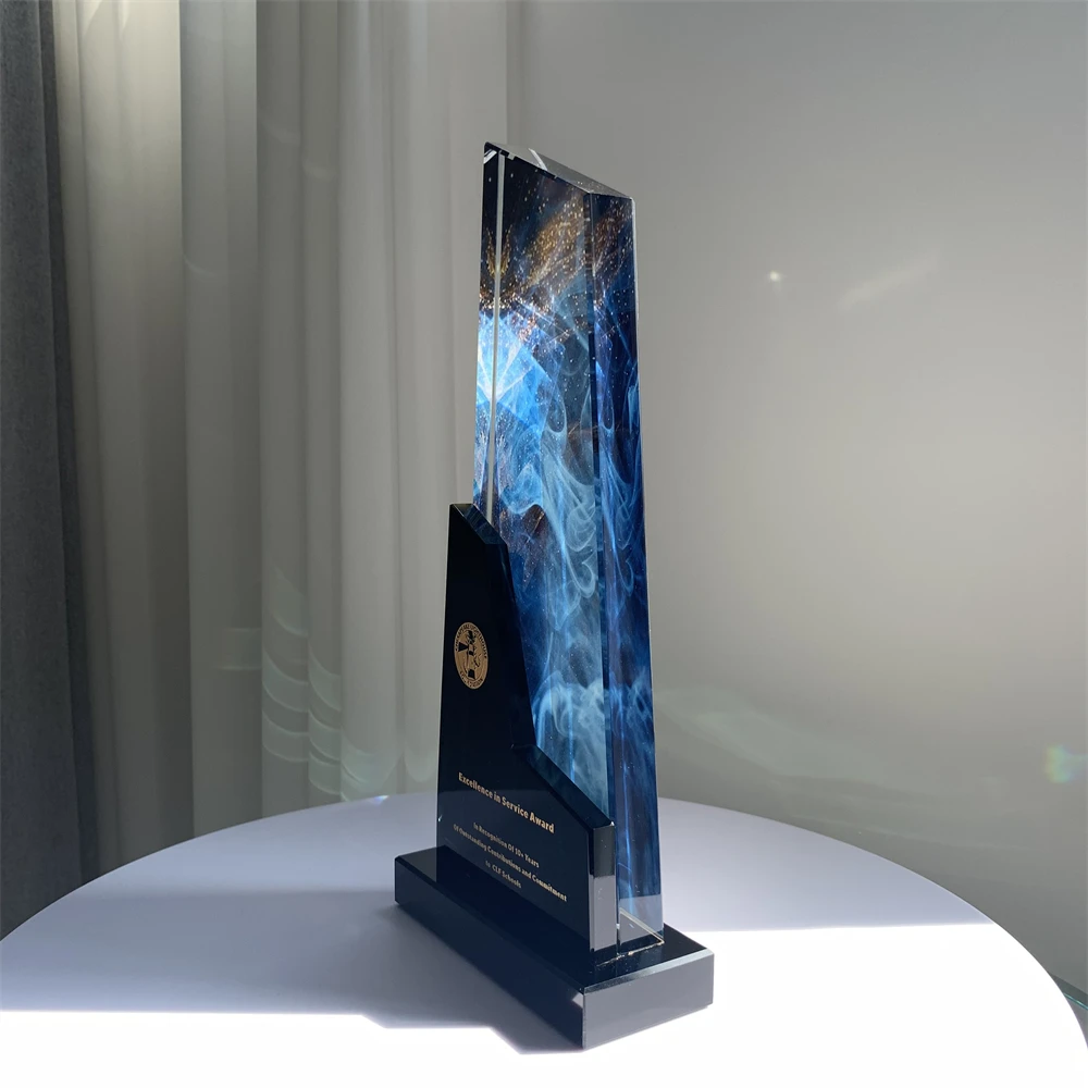 Wholesale Printing Crystal Trophy Awards - Custom 3D Laser Engraving
