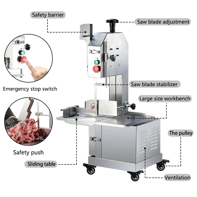 Frozen Bone Saw Machine - Efficient Meat Cutting Solutions