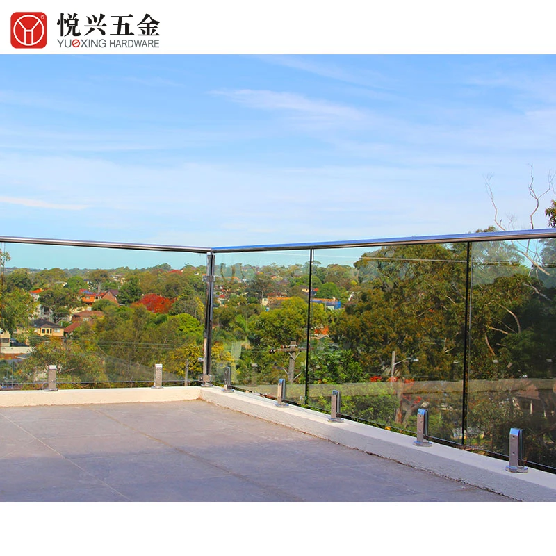 Stainless Steel Railing Glass Balustrade System Stairs Railings ...