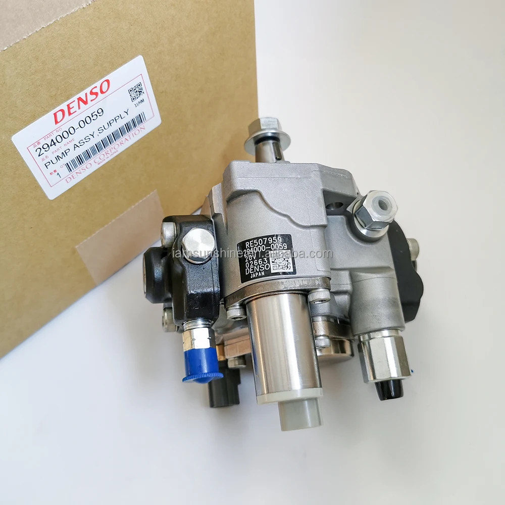 Genuine HP3 Injection Pump 294000-0059 RE507959 for Diesel Common Rail ...