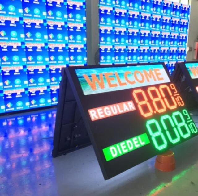 Double Side Fuel Price Sign - LED Display for Gas Stations