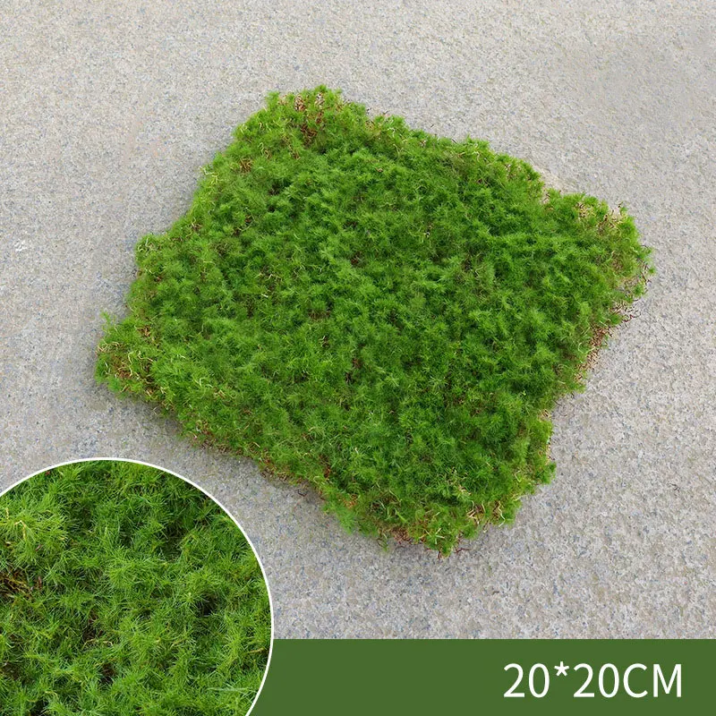 Artificial Moss Block - Craft Fake Moss for Potted Plants
