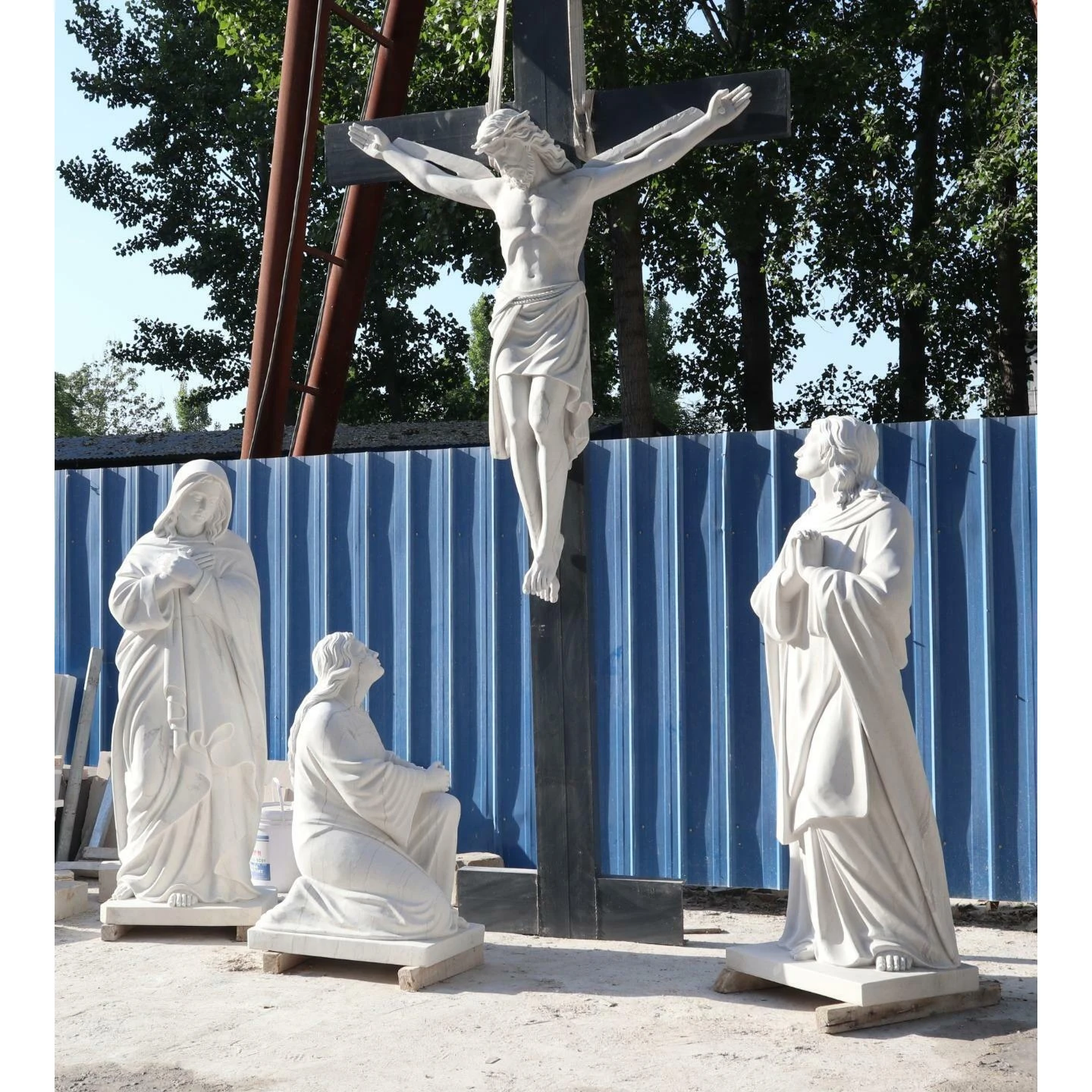Large Religious Crucified Christ Famous Church Sculpture Life Size ...