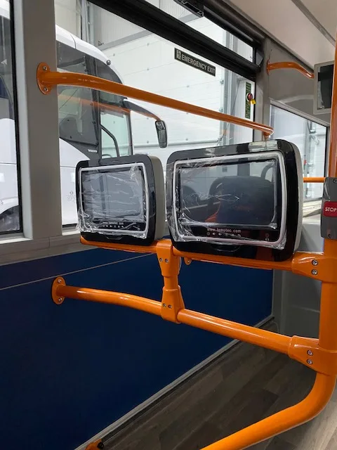 In Bus Headrest Entertainment System - TAMOTEC VOD01