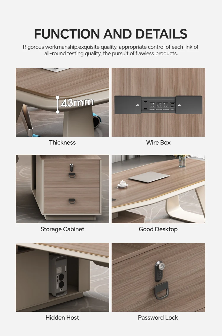 Best Price Luxury Wooden Ceo Office Table Ceo Computer Table Chairman ...