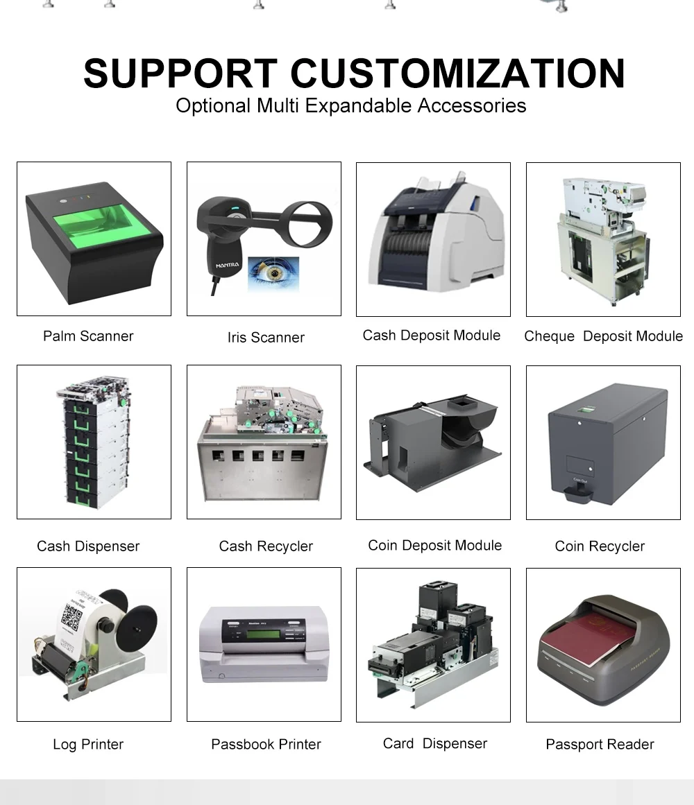 Self Cashier CDM Banknote Deposit Bill Acceptor Machine