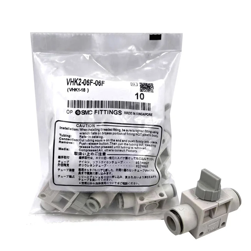 Smc Original Genuine Pipe Fitting Connector Accessories Best Price Connectors Terminal Vhk3a-06f ...