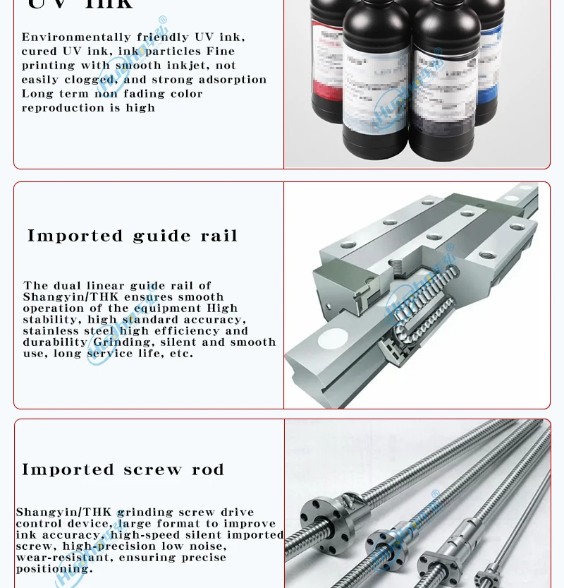 Huahongping Round Uv Printer Cylindrical Flat Uv Flatbed Printer ...