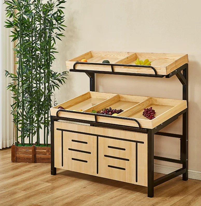 JIACHENXIN Supermarket Fruit and Vegetable Racks - Free Combination