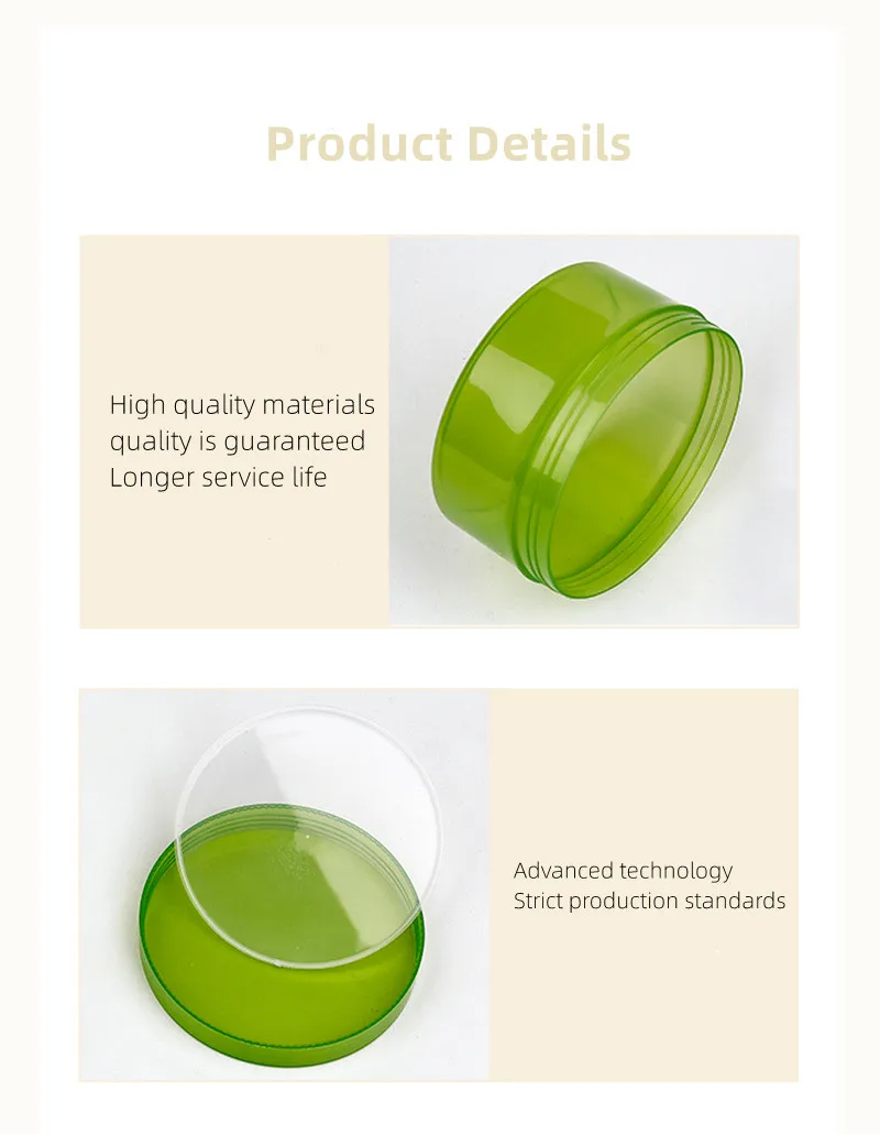 Wholesale Empty Containers 300g Green Skin Care Face Cream Pp Plastic ...