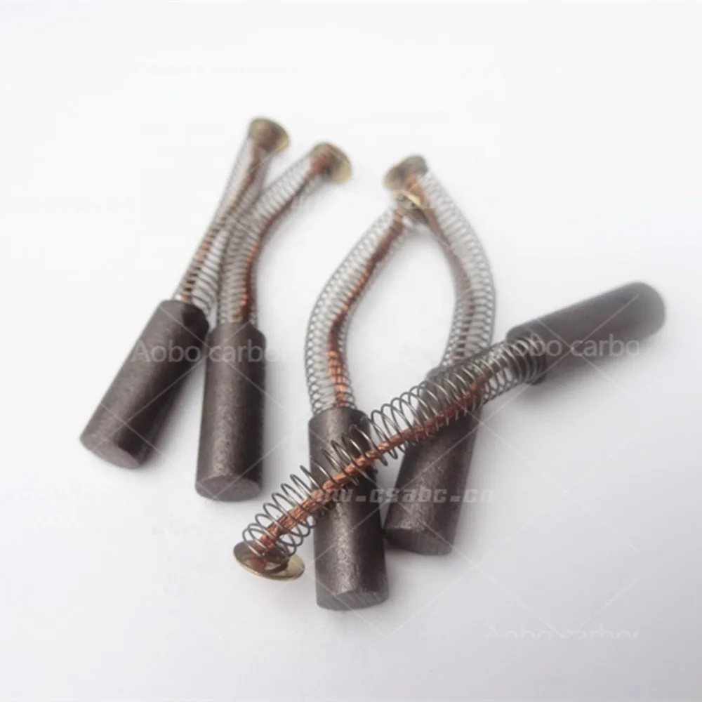 Round Carbon Brush For Motor - Buy Round Carbon Brush,Alternator Carbon ...
