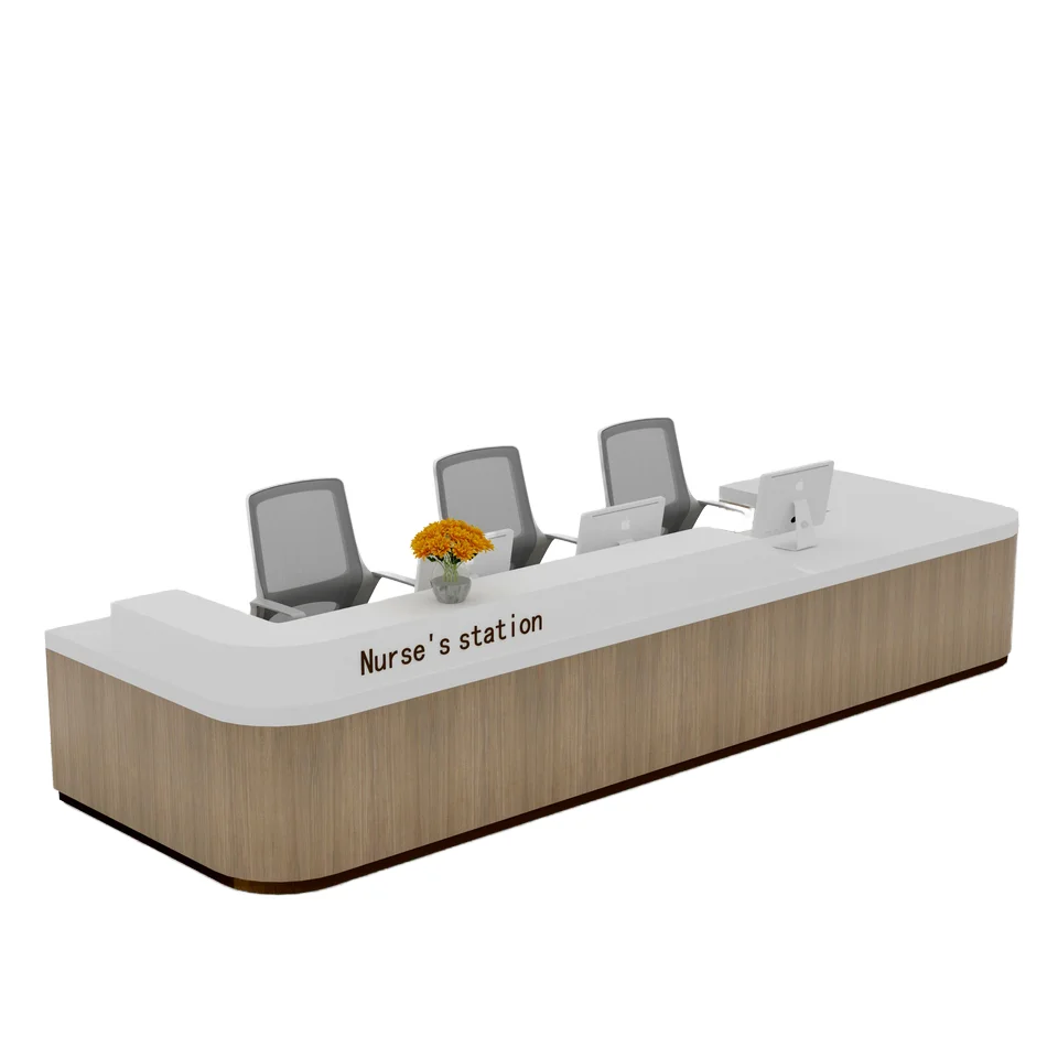 Modern U-shaped Nursing Station Hospital Reception Furniture And ...