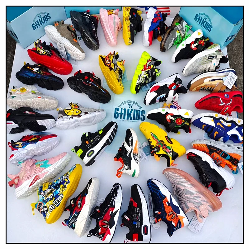 C2125 Children Sports Shoes Kids Sneakers Boys Shoes Running Sneakers Breathable Children's ...