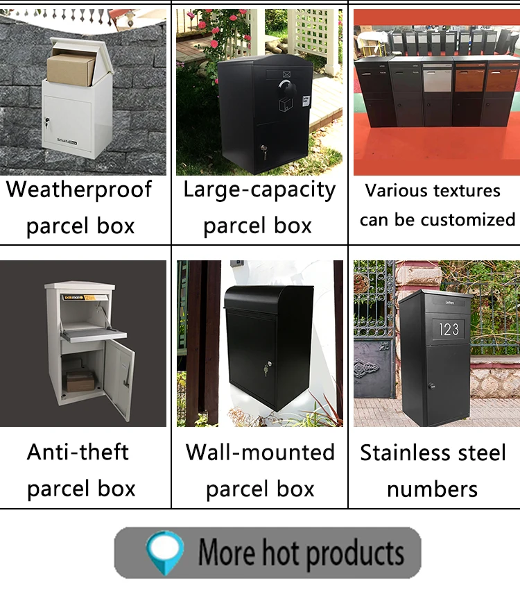 Stainless Steel Parcel Drop Box - Durable & Waterproof