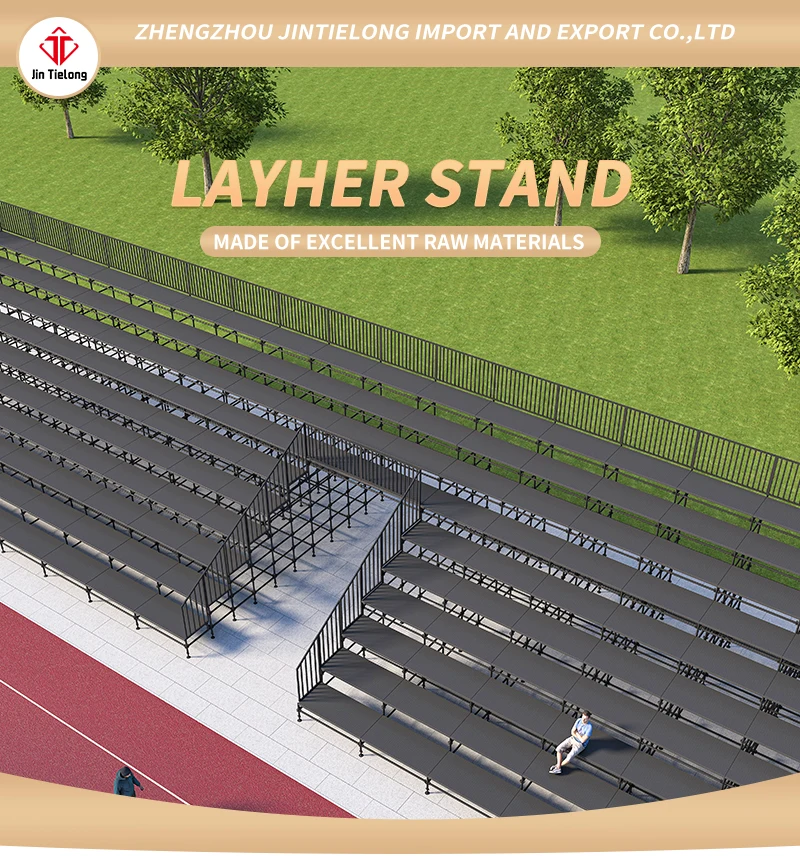 Audience Seating Layout Modular Stage Systems Multi Level Portable ...