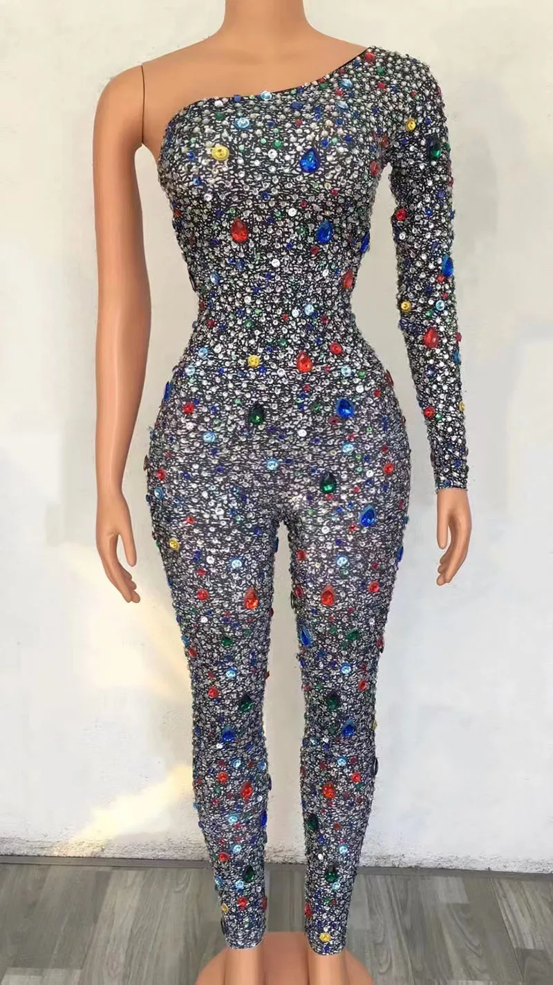 Novance Plus Size Fashion 2021 Stage Show Singer Womens Asymmetrical ...