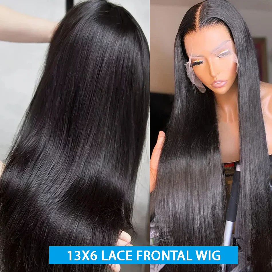 13x4 Frontal Black Straight Wig For Black Women Wholesale Cheap Gluess ...