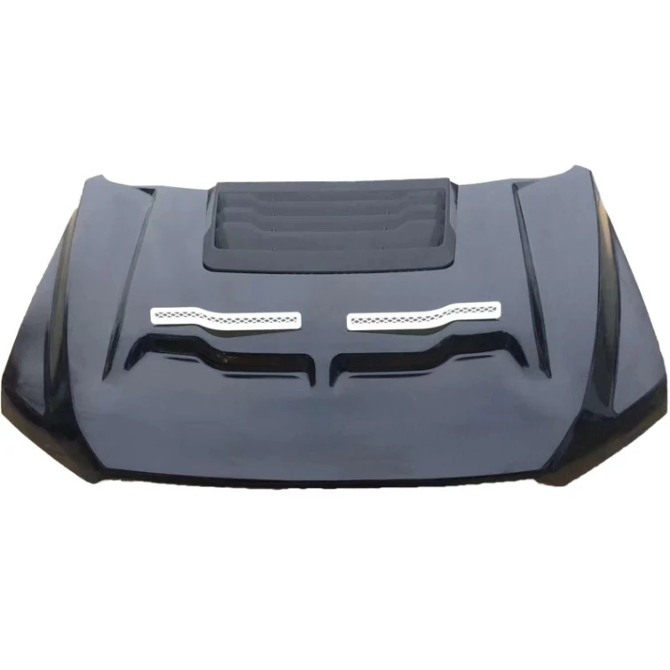 Car Front Bonnet Vents Hood Side Trim Cover Steel Air Flow Intake Scoop ...