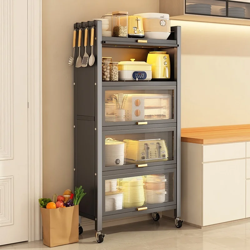 High-quality Dustproof Food Locker Kitchen Cabinet With Doors Storage ...