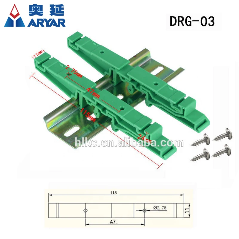 Drg-03 Din Rail Housing Pcb Carrier Din Rail Mounting Adapter - Buy Din ...