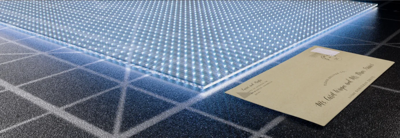 Custom Indoor Led Ultra-thin Crystal Film Fullcolor Display P20 Rgb ...