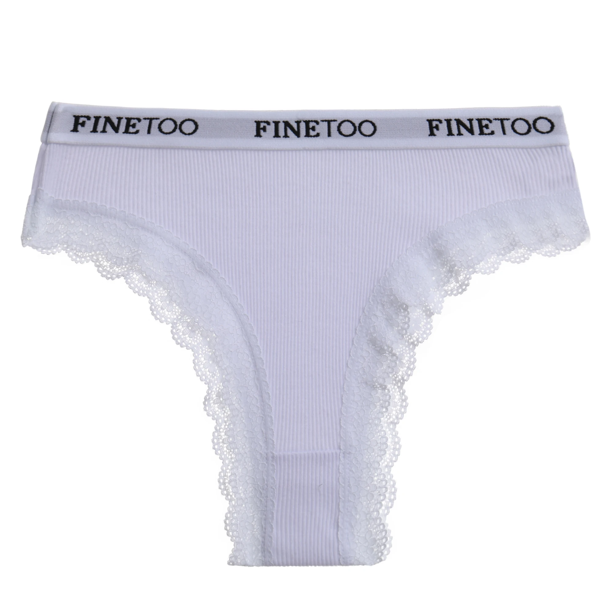 Finetoo Wholesale Lace Cotton Sexy Women Lingerie Panties 0943