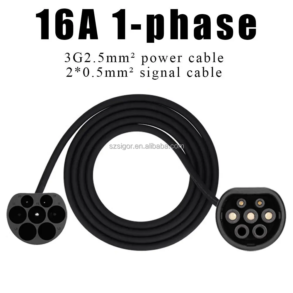 Sigor 18 Years' Manufacturing Experience Type 2 to Type 2 EV Charging ...