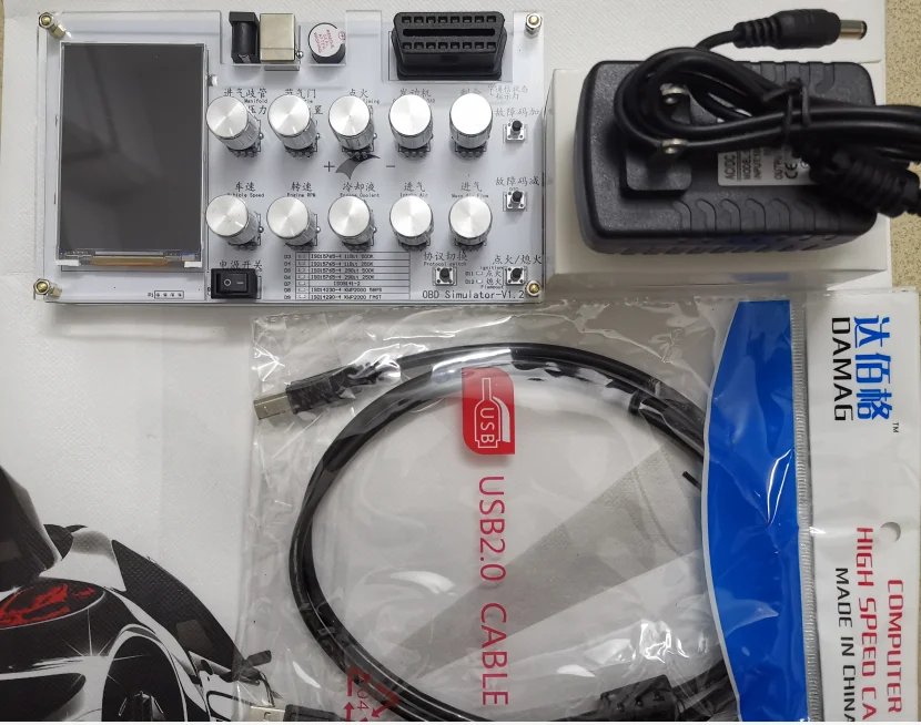 English Version Obd Simulator J1939 Obd Ii Elm327 Development Test Can