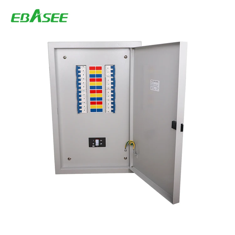 Metal Three Phase Distribution Board 56 Way - IEC Certified Electric ...