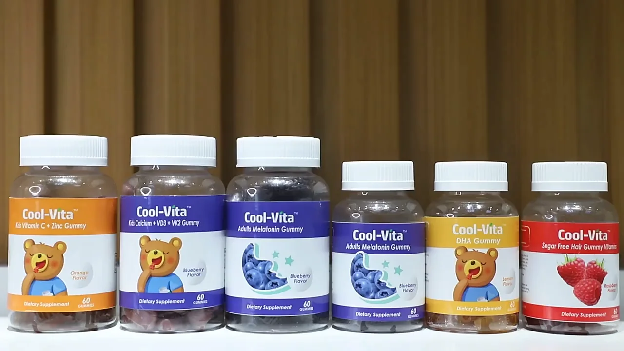 Kids Focus Gummies Pectin Healthcare Multivitamins Omega 3 Gummy ...