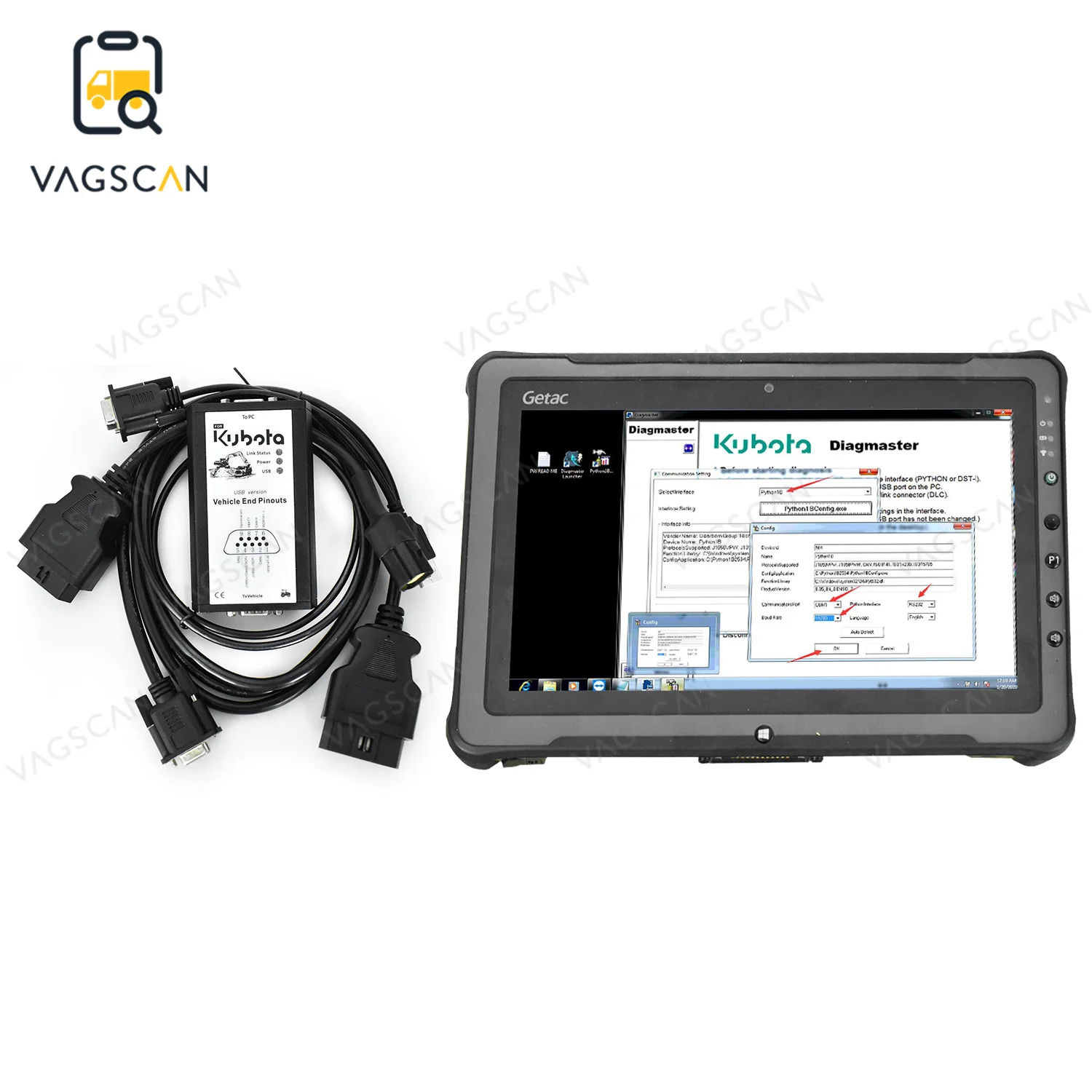 Diagmaster Tool for KUBOTA - Efficient Diagnostic Solutions