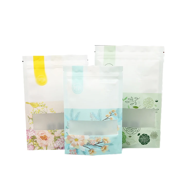High Quality Snack Plastic Bag For Packing Flat Bottom Pouch Snack ...