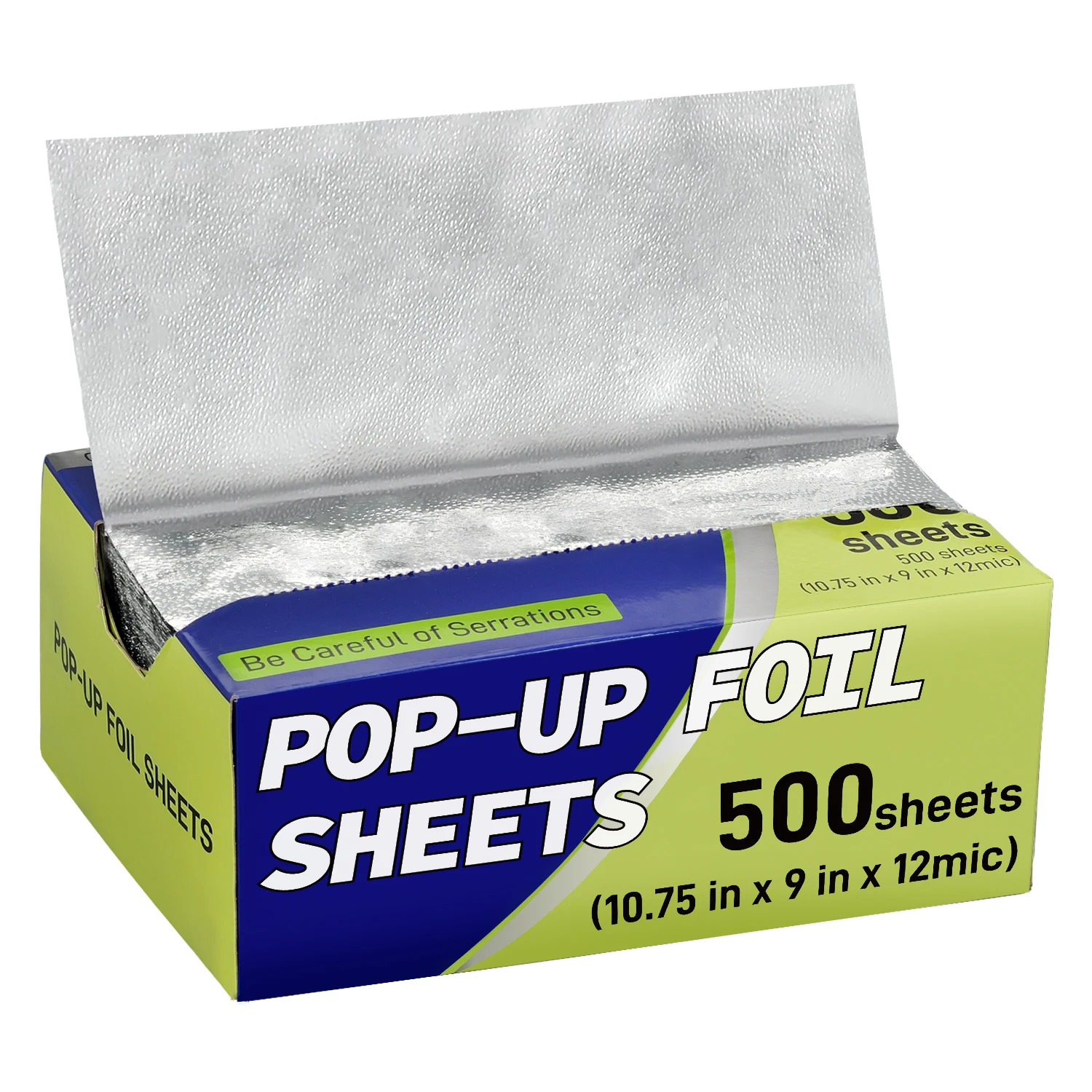 Aluminum Foil Sheets 12" X 10.75"Pop-Up Foil Sheets for Restaurant Use ...