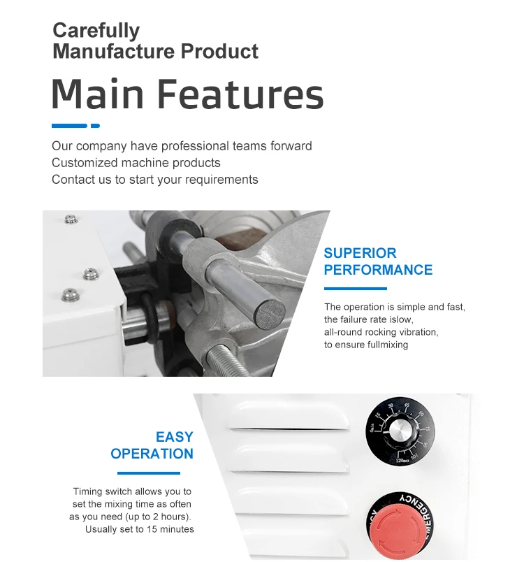 Dual/Twin Arm Double Drum Shaking Mixing Paint Shaker Machine Used in ...