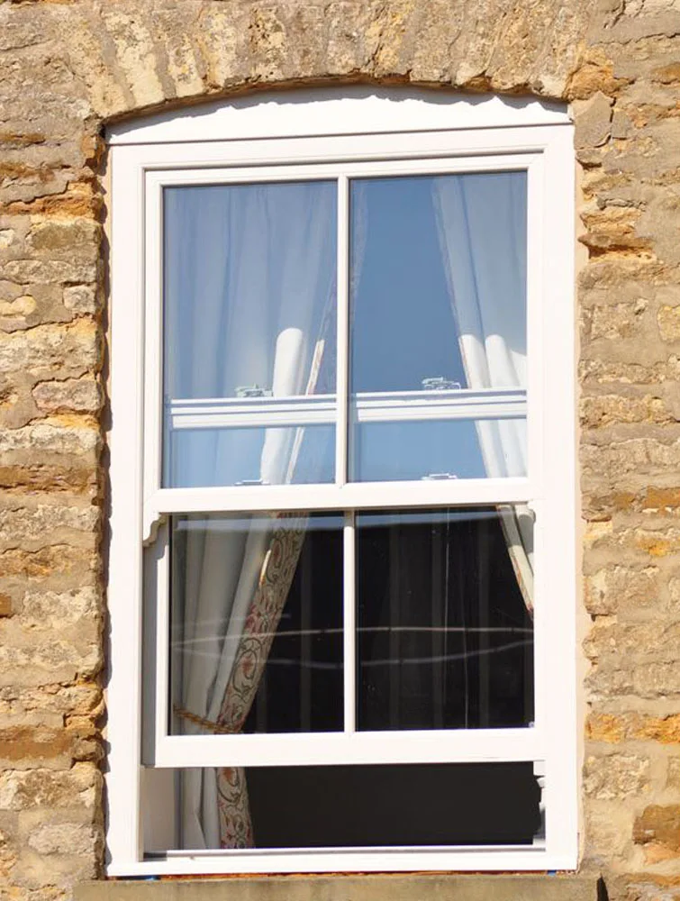 Vertical Lift Sliding Glass Window in Kitchen Double Toughened Glass ...