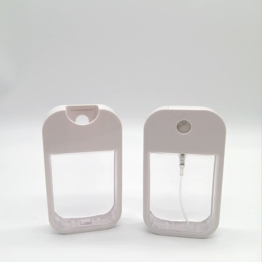 Pocket Square Hand Sanitizer Keychain Spray Bottle Refillable 45ml