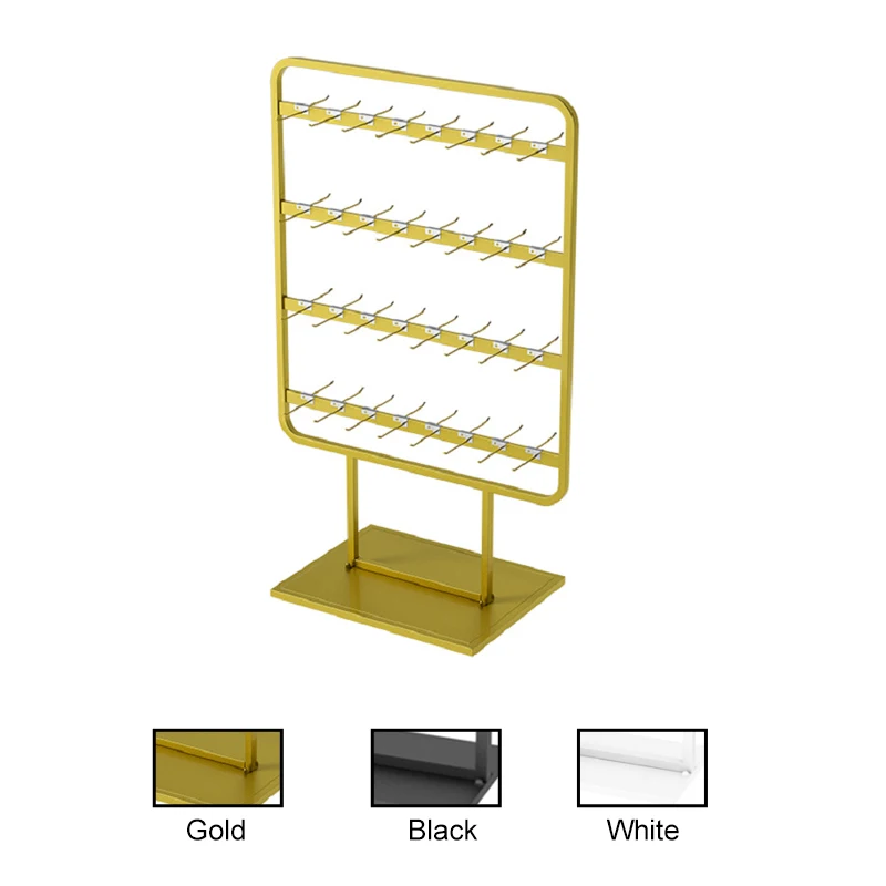 Kainice Custom Gold Metal Wall-Mounted Phone Accessories Rack with ...