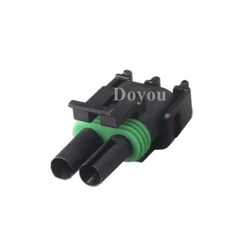 Aptiv 12015792 2-pin Electrical Plug Injector Socket Female Waterproof ...