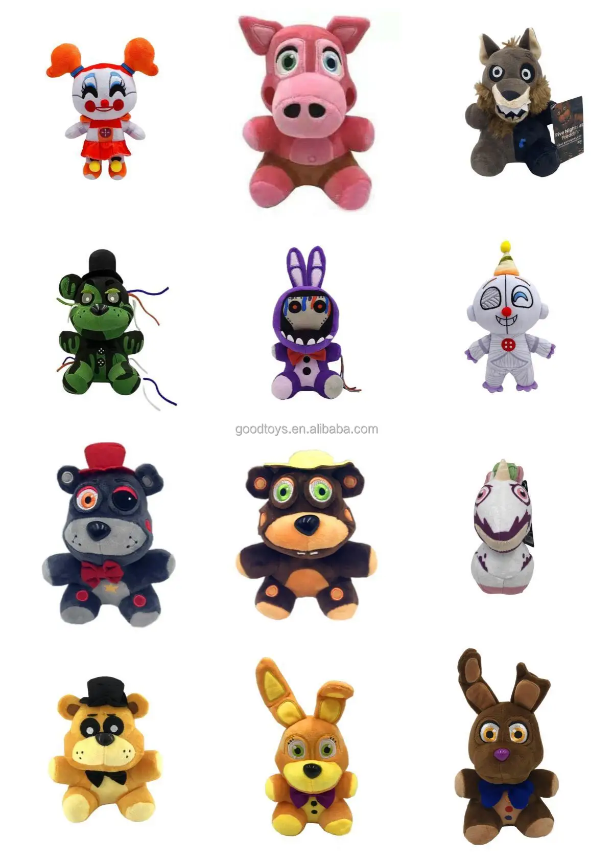 18-25cm Most Popular Five Night At Freddy Figure Soft Toy Cute Cartoon ...