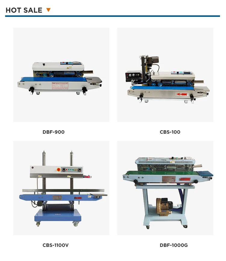 DBF-900 Horizontal Continuous Pack Seal Machine Plastic Bag Band ...