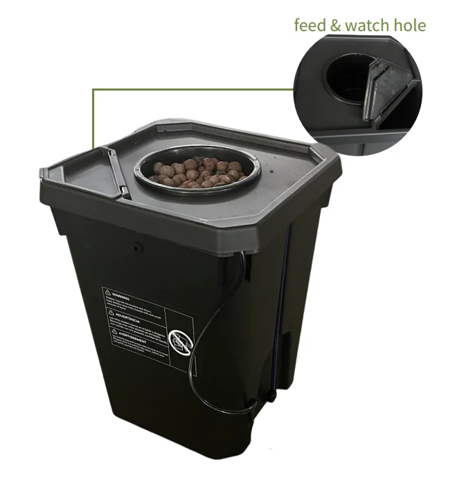 6 Gallon DWC Hydroponic System Single Clone Bucket Hydroponic Growing ...