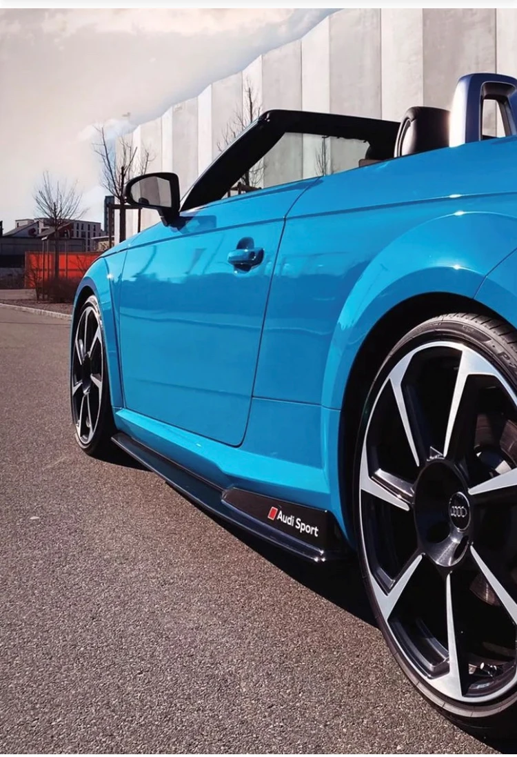 Carbon Fiber Body Kit Front Splitter Rear Diffuser Hood Sides Skirt ...