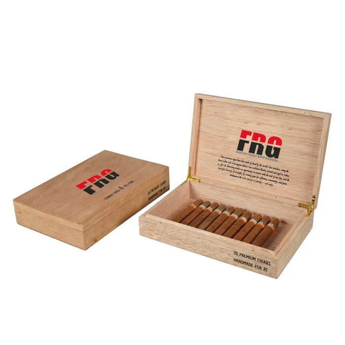 Premium Handmade Wholesale Wooden Cigar Boxes Customize Logo For Cigar ...