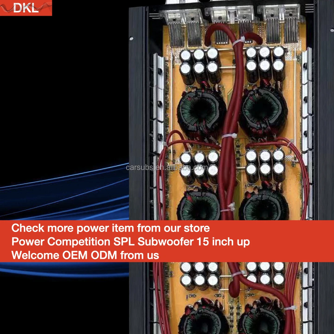 Korea PCB Board Car Subwoofer Amplifier RMS 10000W Class D