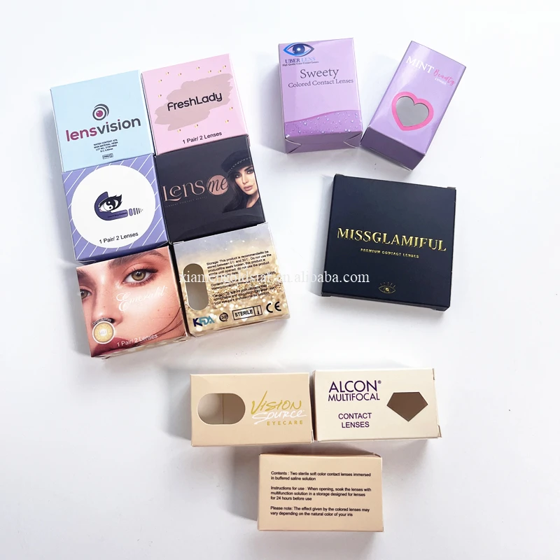 Cosmetic Contact Lenses Packaging New York Contact Lenses Packaging Box ...