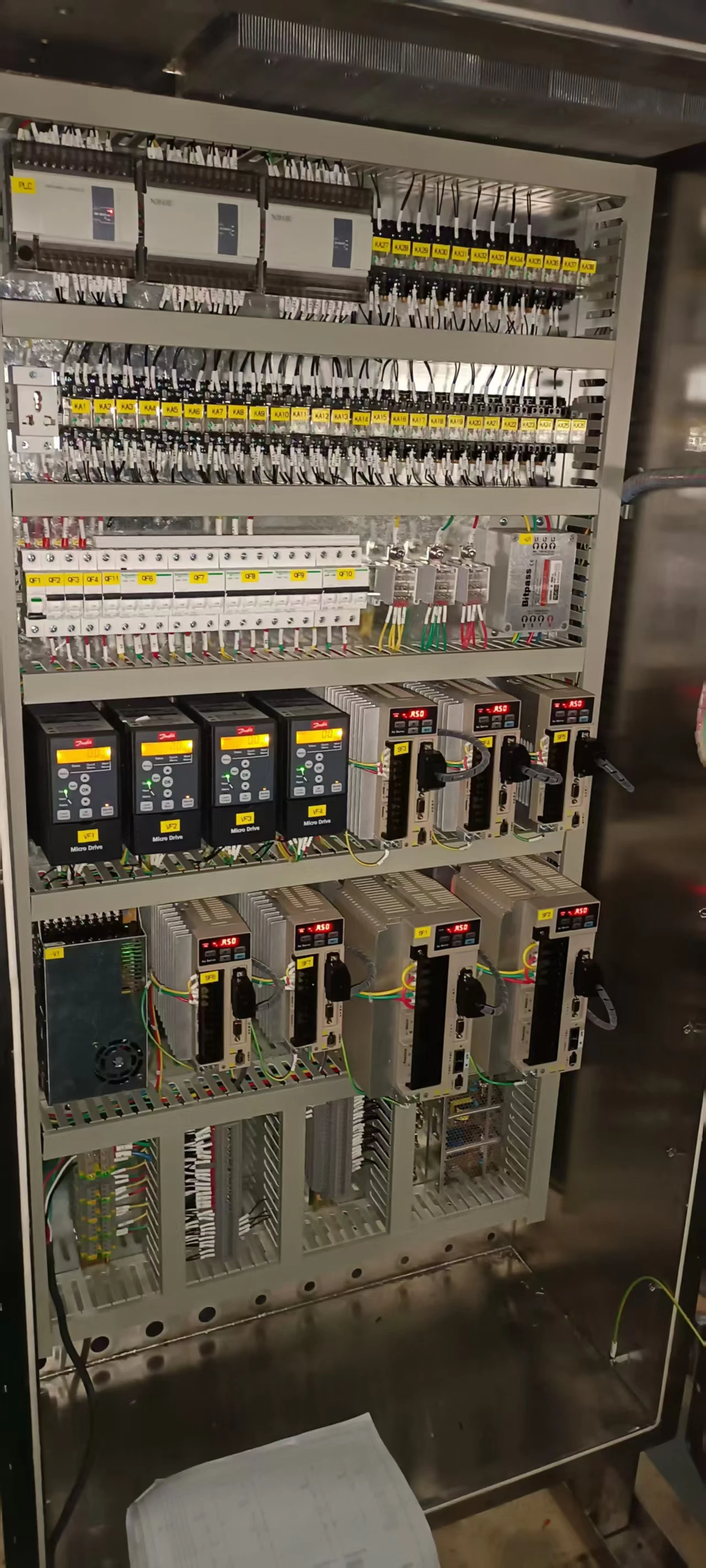 Complete Sets of Electrical Control Cabinets for Industrial Automation