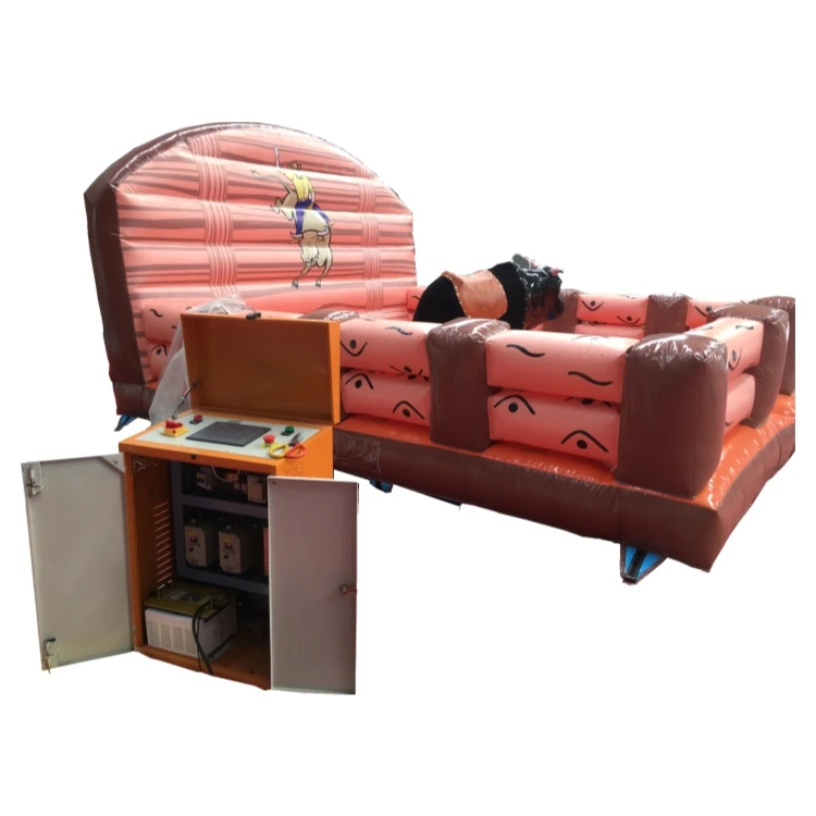 Hot Sale Rodeo Bull Ride Game Inflatable Mechanical Red Bull ...