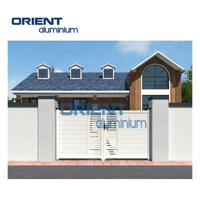 Aluminium Modern Main Gate Design With Different Colors/Steel Gate ...