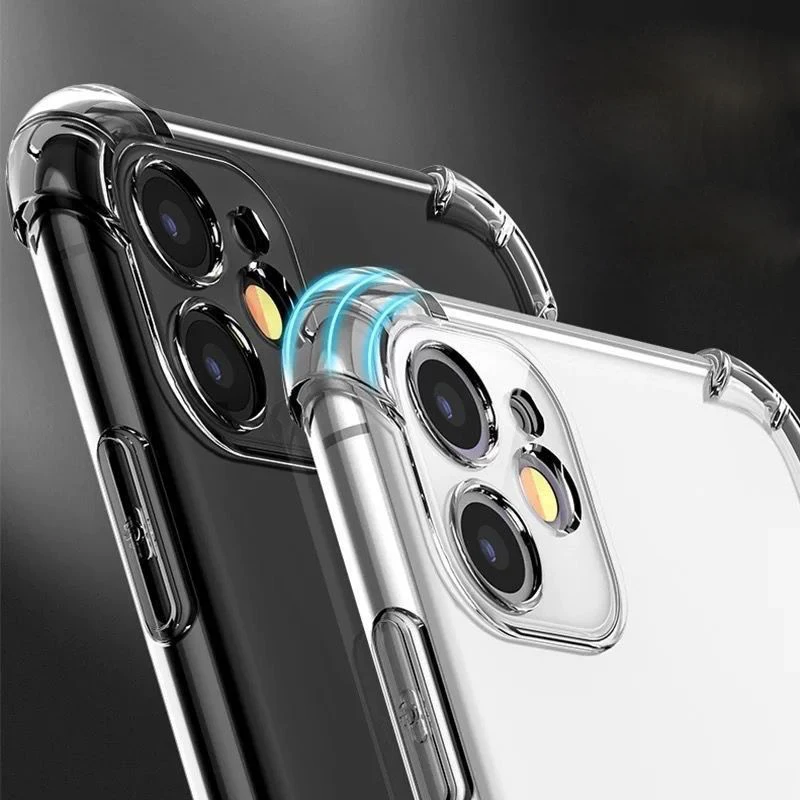 Wholesale New Transparent Mobile Phone Cover Case Shockproof Mobile ...